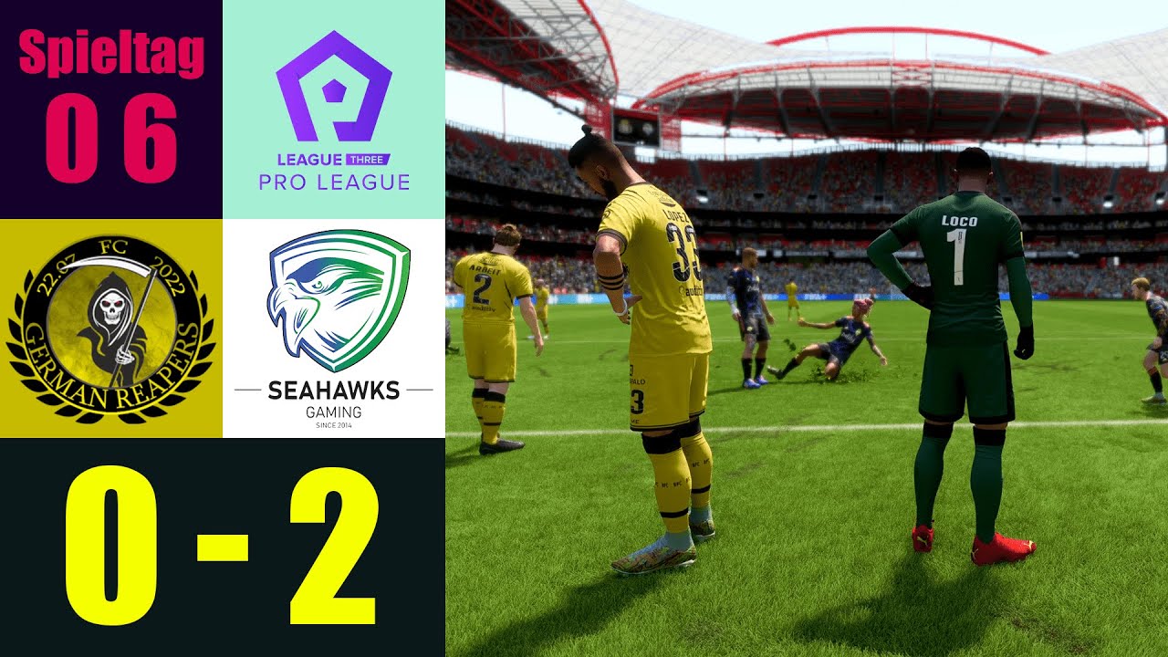 6. Spieltag - Seahawks Gaming - German Reapers FC | ProLeague THREE 28 ...