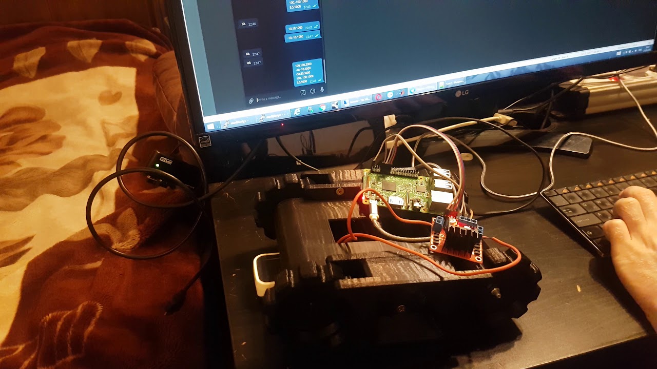 Fpv tracked rover with raspberry pi, controlled by telegram. Prototype ...