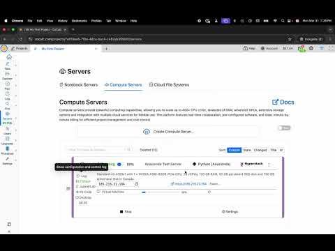 How to Use an A100 GPU with the Python Anaconda Image in CoCalc - YouTube