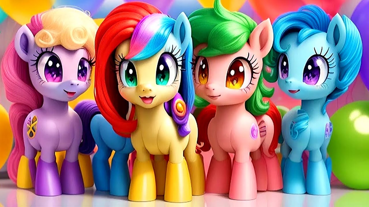 My Little Pony and Sisters - Fun Ai Animation video for Children - YouTube