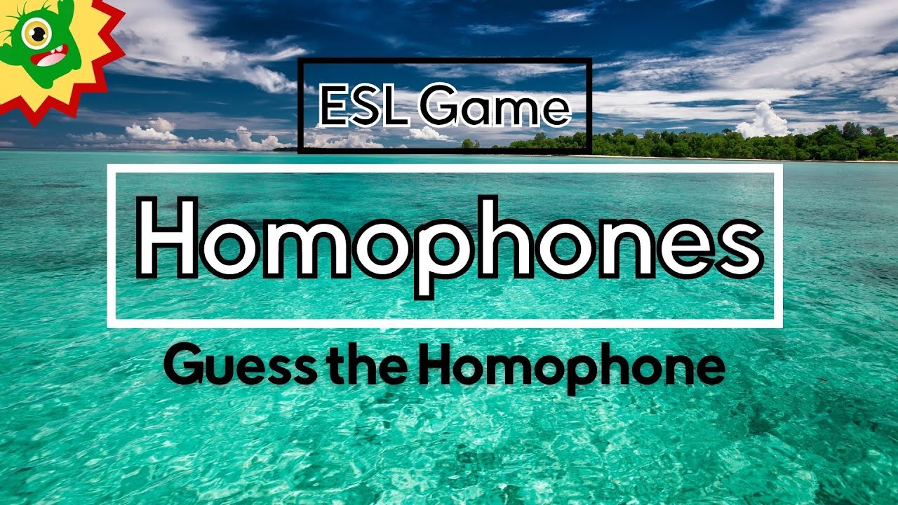 Homophones ESL Game | With Point System | Same Sound, Different Meaning ...