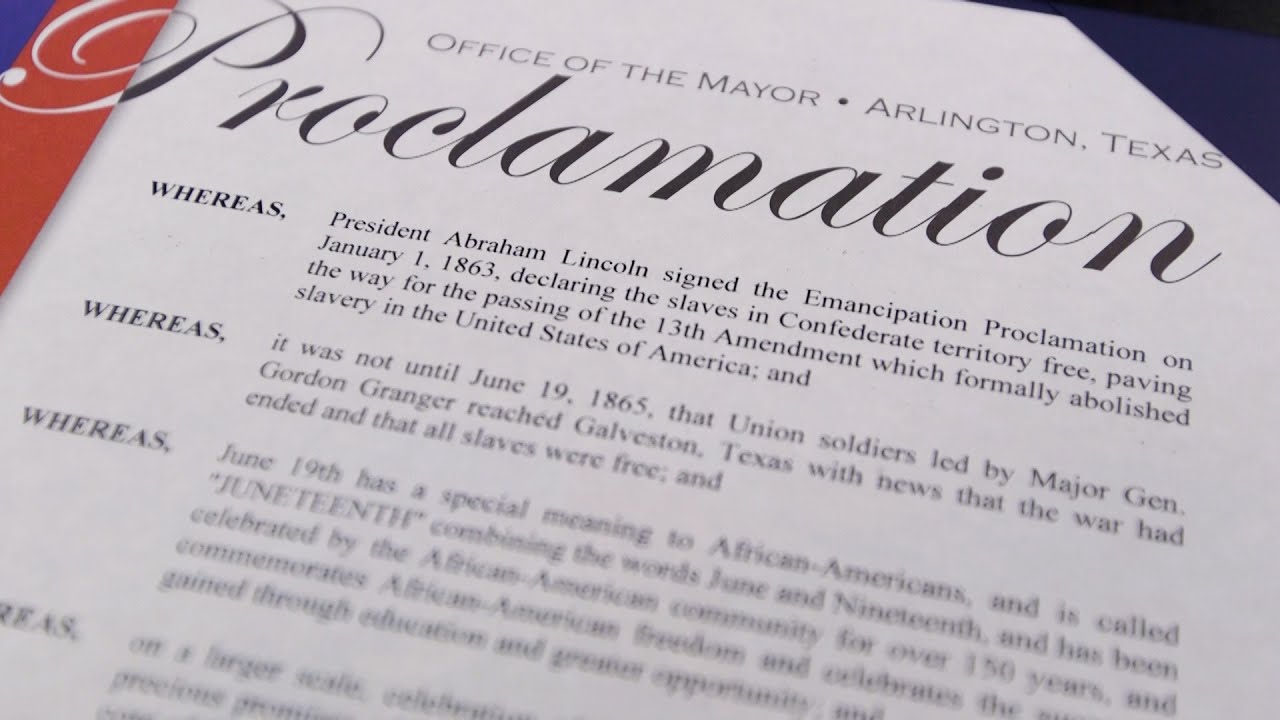 Mayor Williams Signs Proclamation Declaring June 19, 2021, as ...