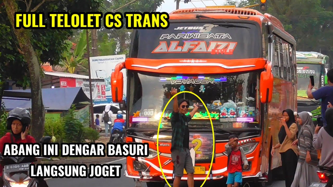 DI "STOP"BUS CS TRANS ALFAIZI OLEH SI ABANG,LANGSUNG MINTA BASURI AUTO ...