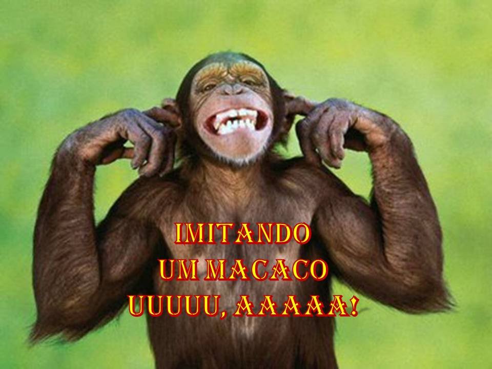 Imitando um macaco, uuuuu aaaaa! - YouTube