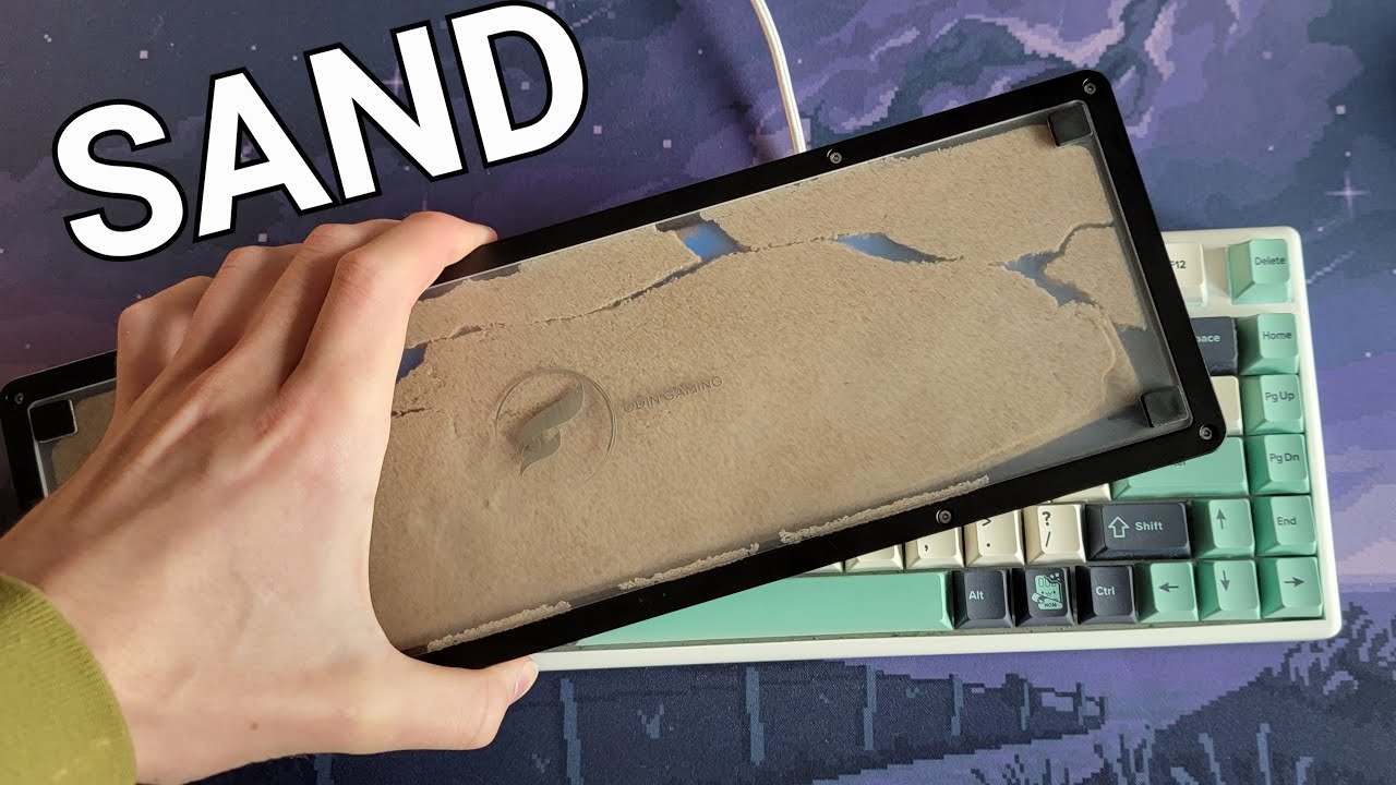 SAND made my keyboard sound CREAMY #shorts - YouTube