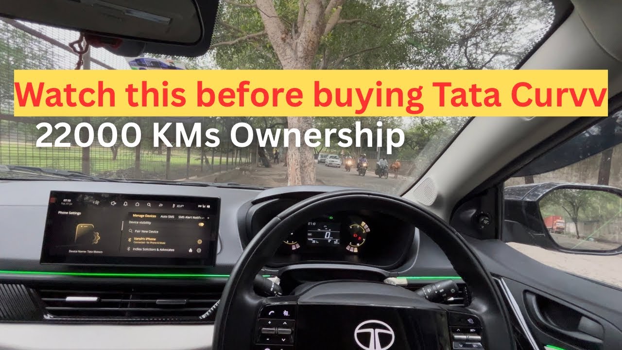 Tata curvv 22,000 KMs Ownership Review - YouTube