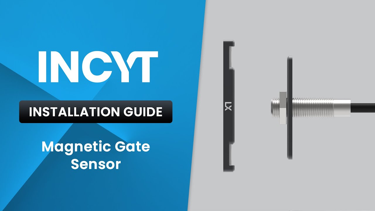 How to install a Magnetic Gate Sensor | INCYT Installation Guide - YouTube