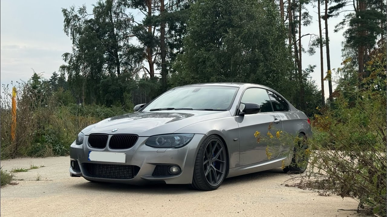 E92 lci space grey in the forest m3 style mirror caps, light JR SL01 ...