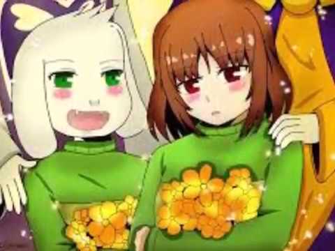 Asriel x Chara - Milk And Cookies - YouTube