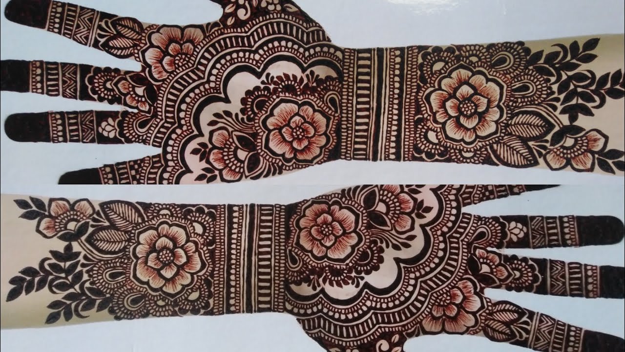 How To Make Simple And Stylish Mahndi Design💕🤗|Mahndi Design New Simple ...