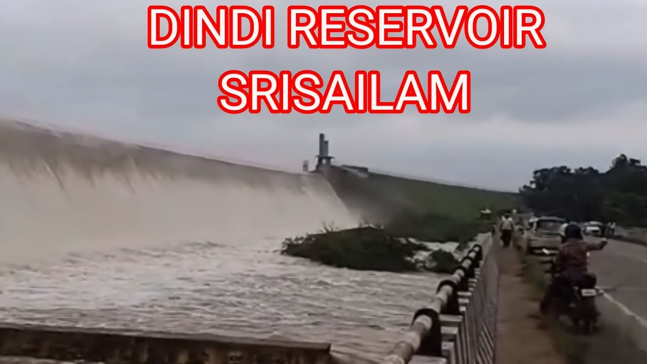 Dindi Dam || Dindi Project Telangana|Water falls || DINDI RESERVOIR ...