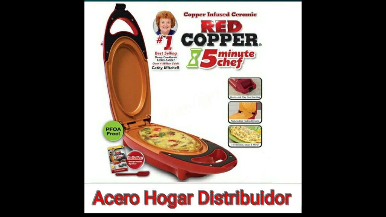 RED COPPER 5 MINUTE CHEF- EL MEJOR ALIADO EN TU COCINA - YouTube