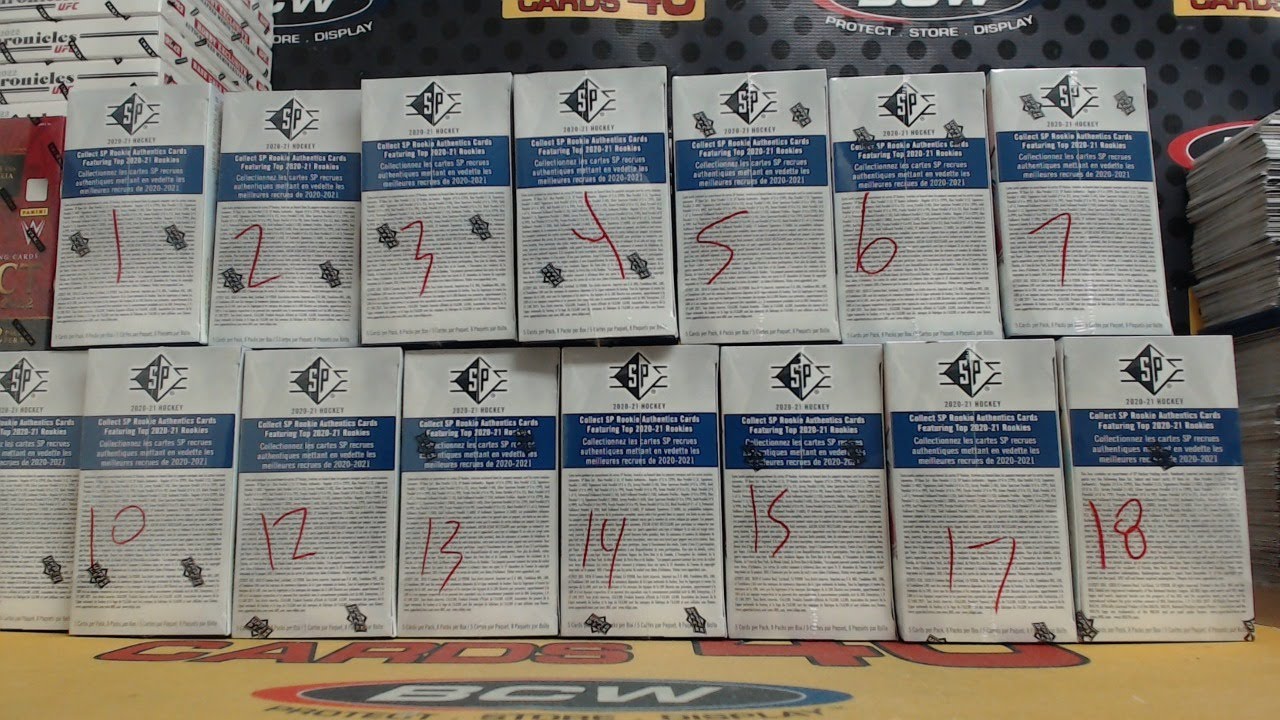 2020-21 SP Authentic Hockey 5 Blaster Box Break #2 (9-4-22) - YouTube