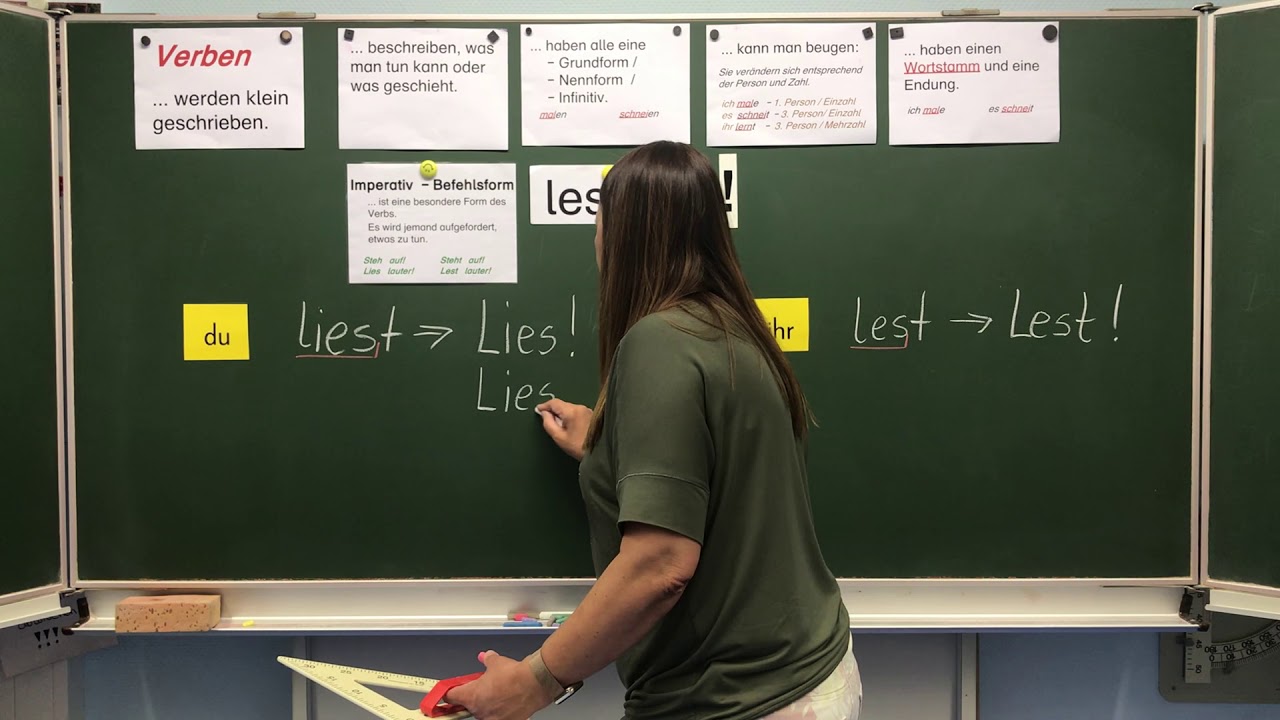 Der Imperativ - die Befehlsform der Verben - YouTube