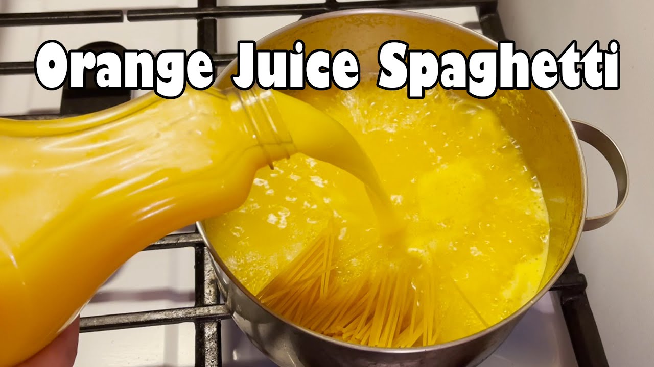 Orange Juice Spaghetti (NSE) - YouTube