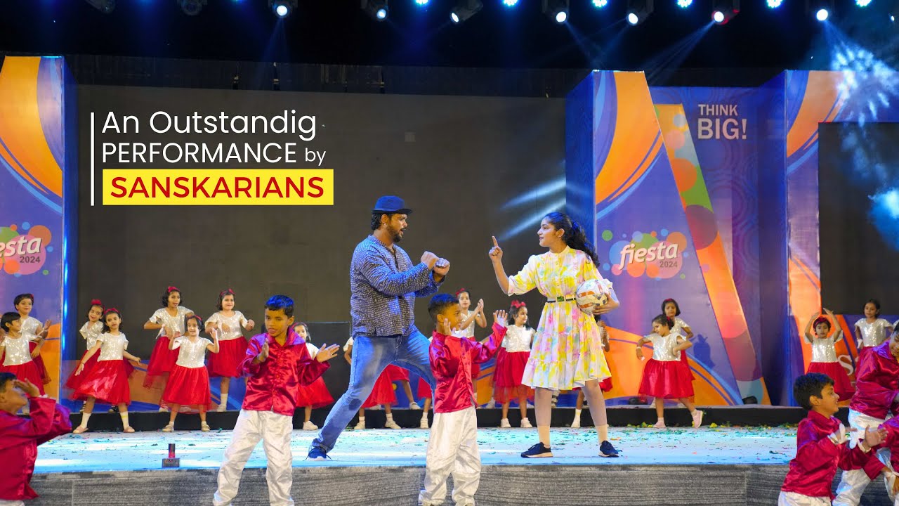 Amazing Dance Performance by our little ones || Fiesta 2024 || Sanskar ...