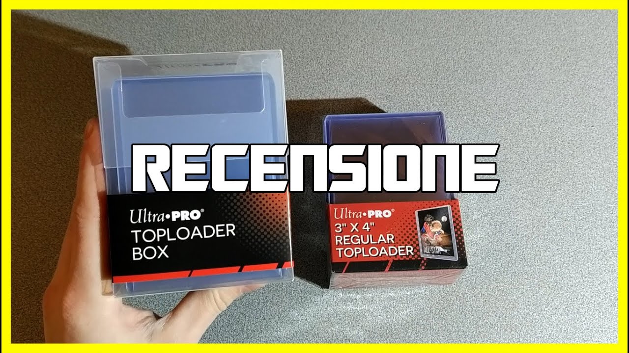 RECENSIONE TOPLOADER e TOPLOADER BOX - ULTRA PRO - YouTube