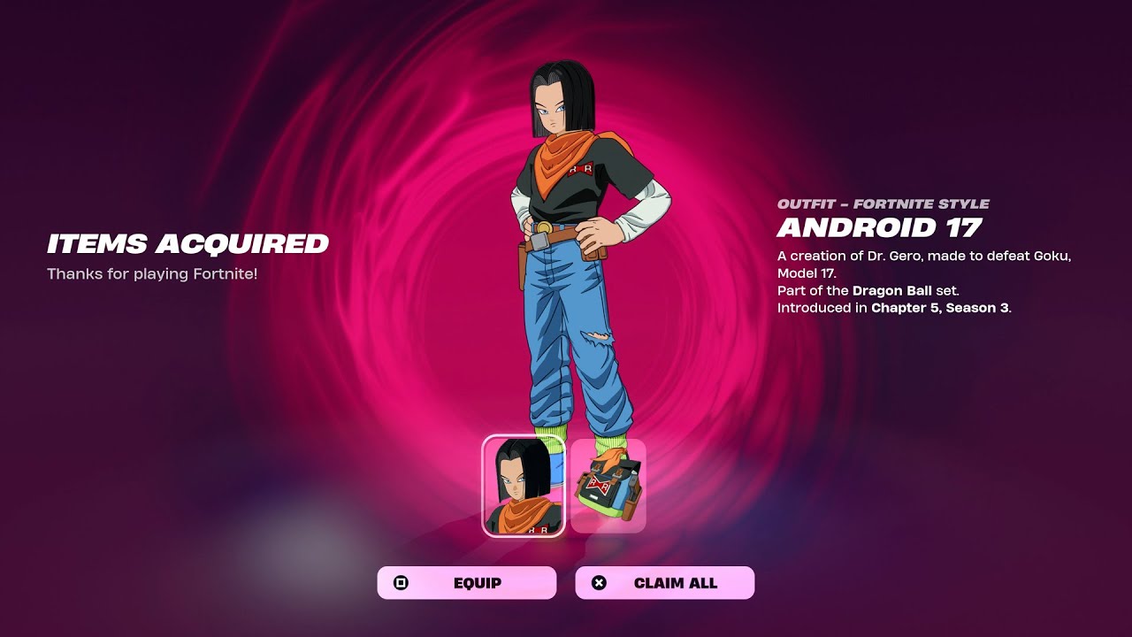 How To Get Android 17 Skin for FREE In Fortnite! (Unlocked LEGO Android ...