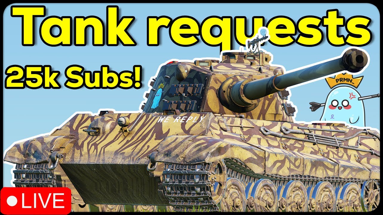 25k Subscriber Stream! Tank Requests, Q&A and more! THANK YOU ️ - YouTube