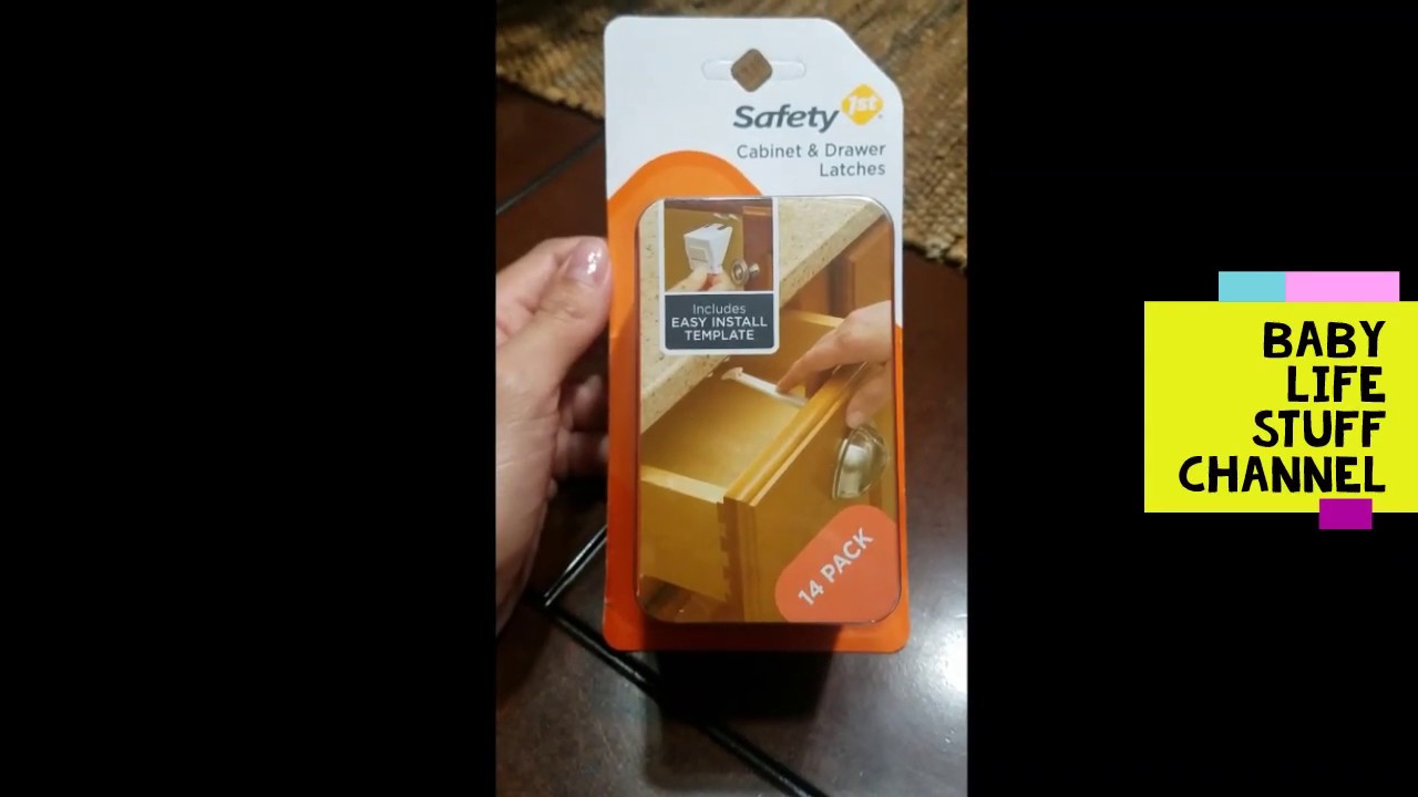 Safety 1st cabinets Installation ENGLISH Version Safe Baby - YouTube