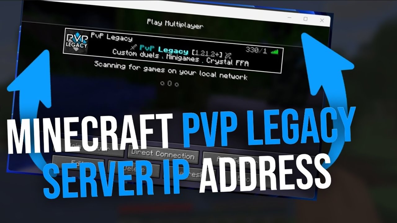 PvP Legacy ip address (2026) - PvP Legacy Server IP Address - YouTube