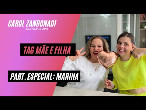 TAG: MÃE E FILHA. PARTICIPAÇÃO DA MAMY PODEROSA!