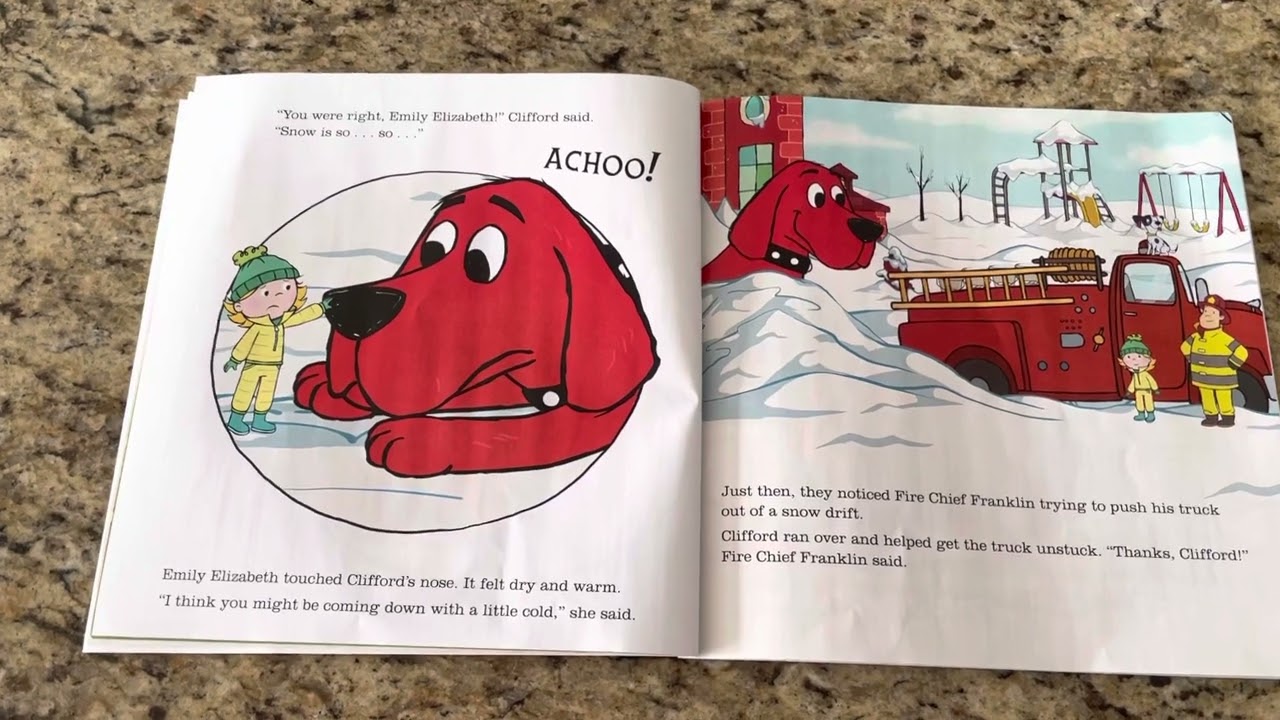 Clifford’s snow day By Norman Bridwell - YouTube