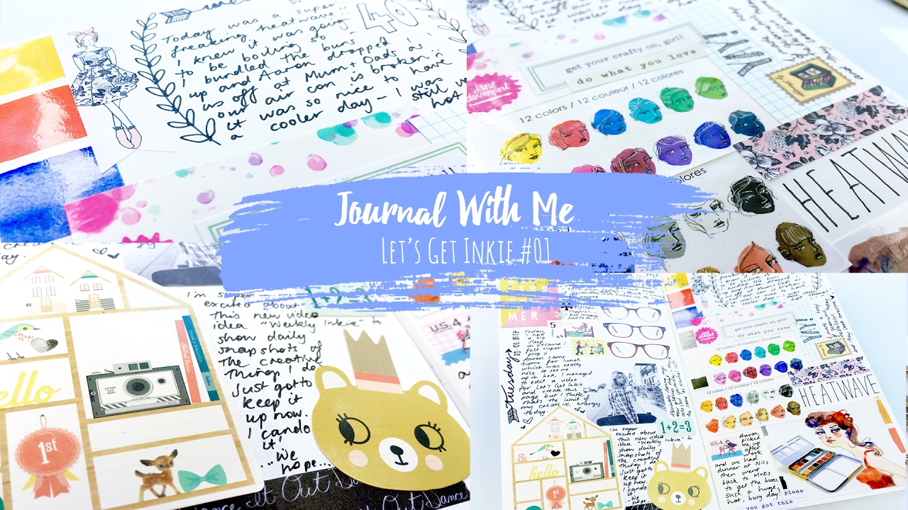 Journal With Me #01 ~ Traveler's Notebook + + + LET'S GET INKIE - YouTube