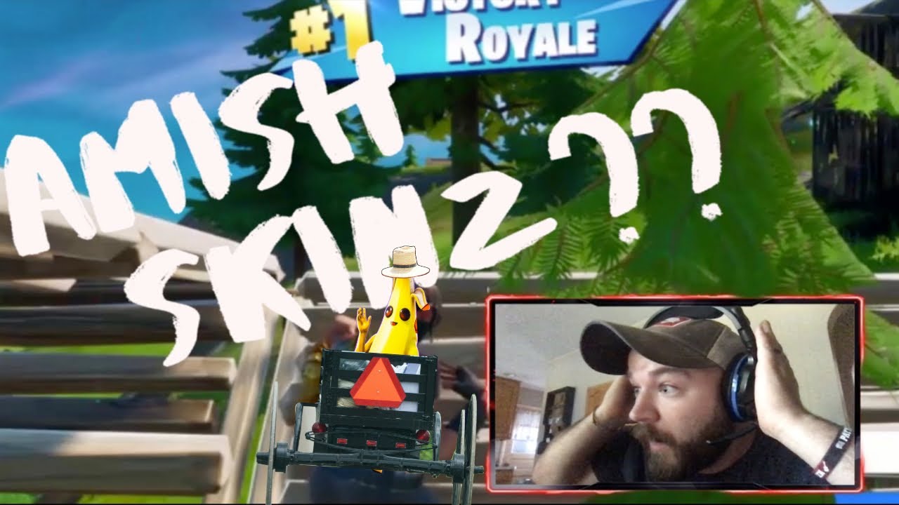 I started a stream! Amish Skins in Fortnite?!?! (EXPLAINED ...