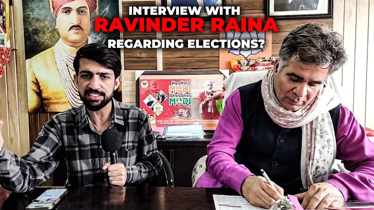 Exclusive Interview With Bjp Senior Leader Ravinder Raina Regarding