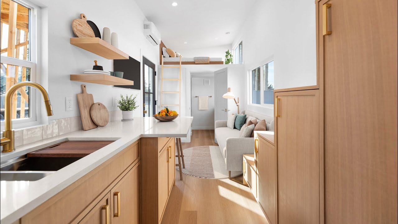 Tiny house on wheels Now Available 413-657-2391 The Loft built by ...