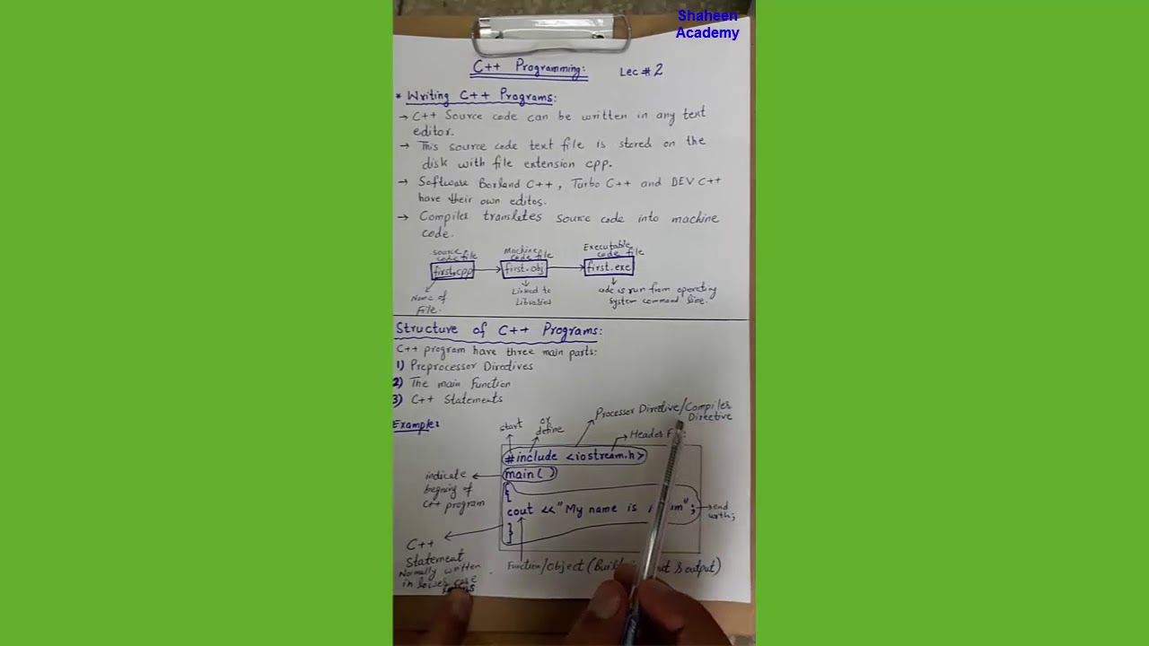 Writting C++ program. Lecture 2 - YouTube