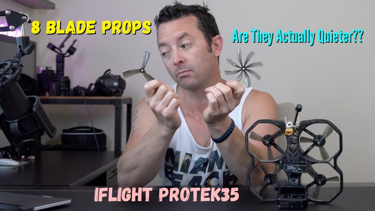 8 Blade Protek Props - iFlight Protek35 HD - Sounds Test, Demo and ...
