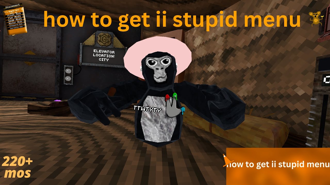 how to get ii stupid menu - YouTube