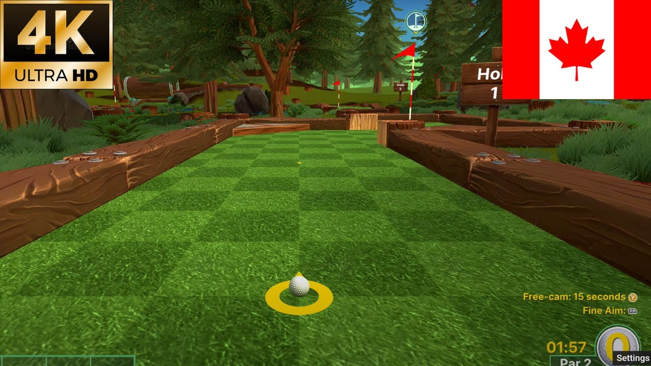 [4K] Canadian Mini Golf With Scenic Views | 2022 Update - YouTube