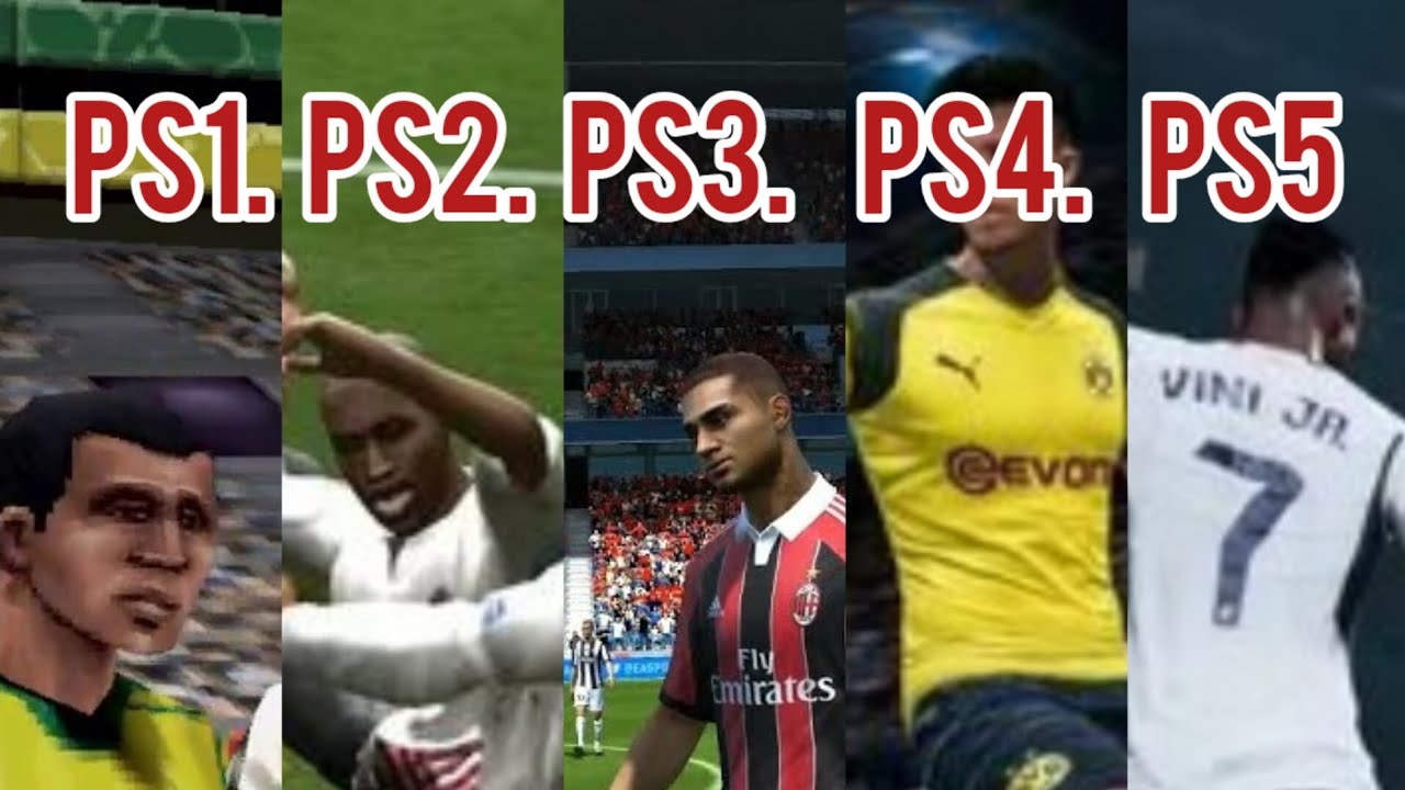 FIFA GAME PS1 PS2 PS3 PS4 PS5 - YouTube
