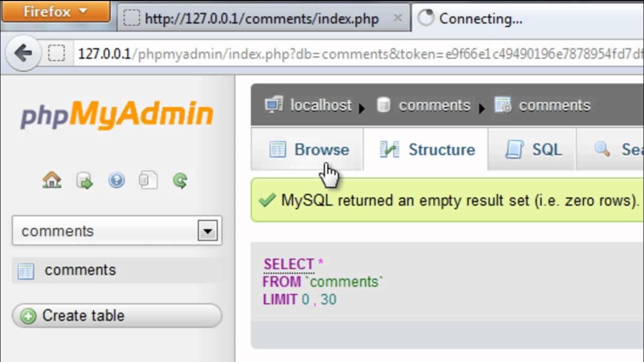 PHP: Comment System - YouTube