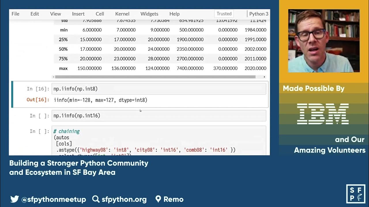 Idiomatic Pandas: 5 best-practices for pandas - Matt Harrison - YouTube