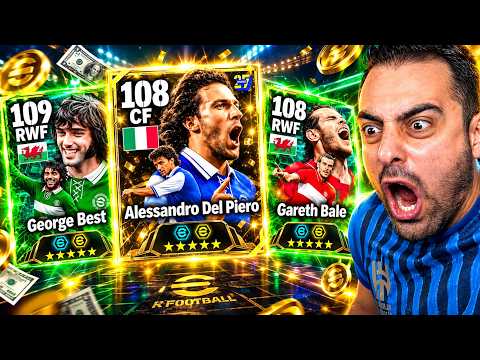 108 BOMBACI DEL PİERO ! HEDİYE ETO 😱 109 BEST ! 108 BALE ! EFOOTBALL 2027 TOP AÇILIMI