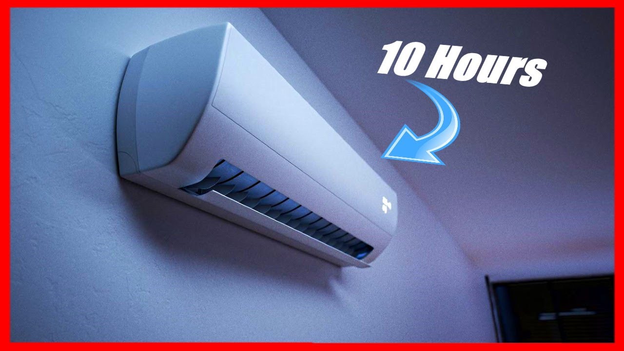 10 Hours of Soothing Air Conditioner Sound, White Noise, Sleep, Calm ...