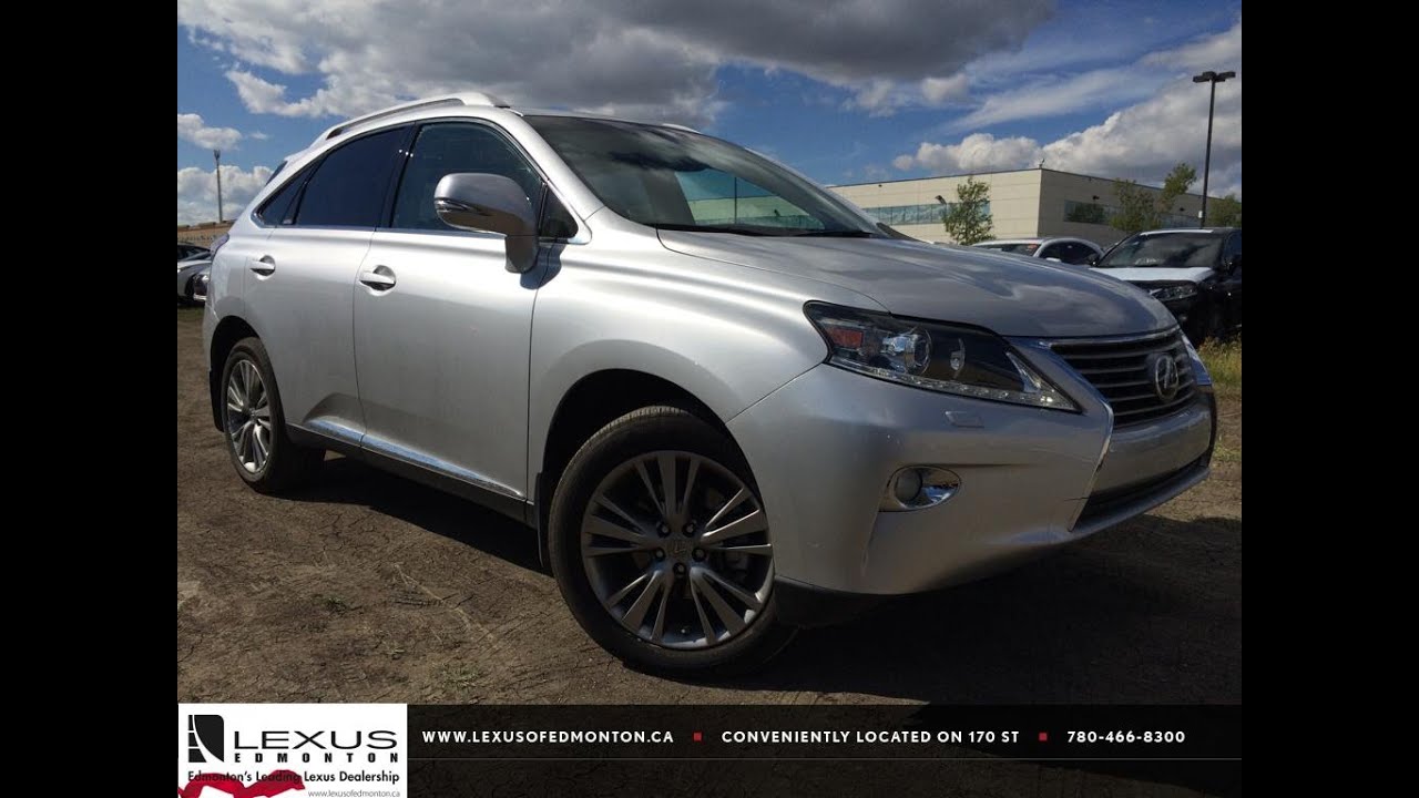 Lexus Certified Pre Owned Silver 2013 RX 350 AWD Touring Package Review ...