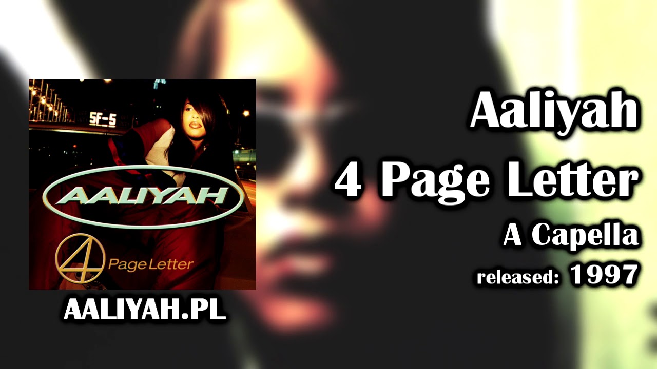 Aaliyah 4 Page Letter