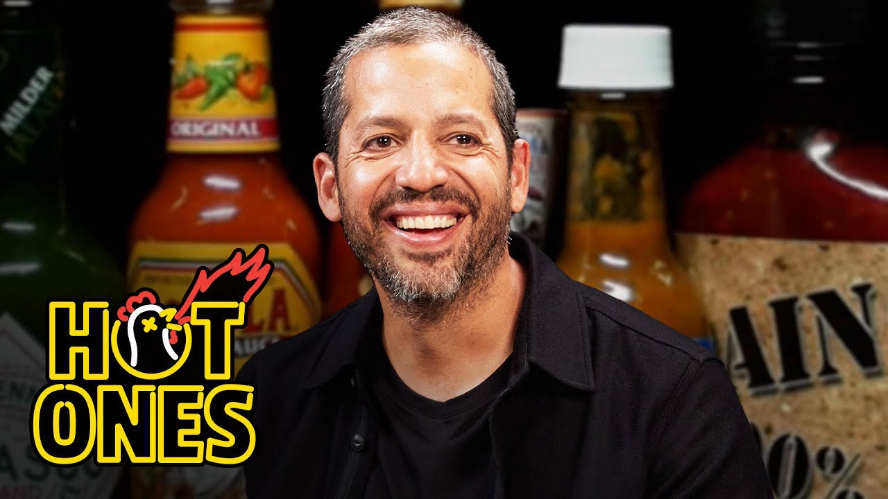 David Blaine Does Magic While Eating Spicy Wings | Hot Ones - YouTube