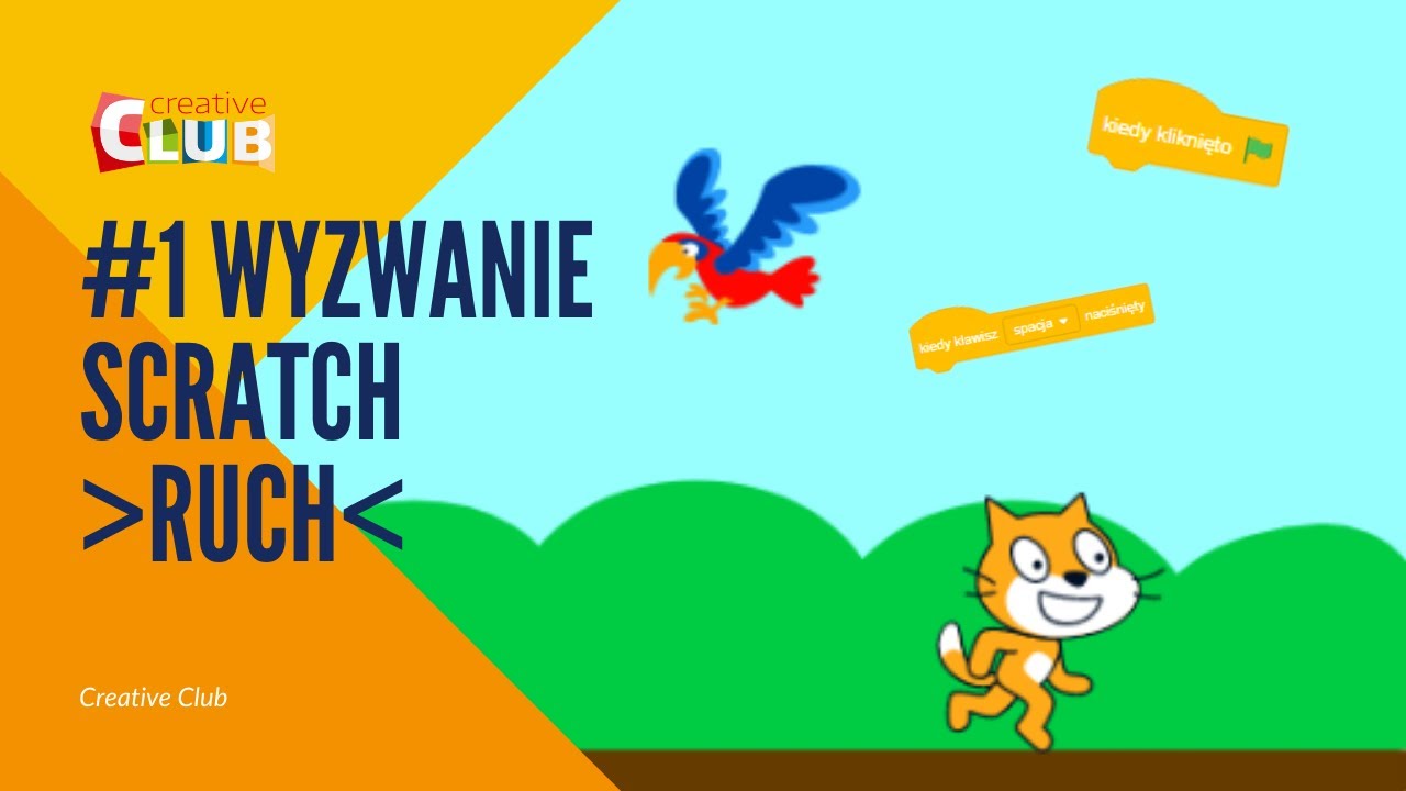 Jak poruszać duszkiem w SCRATCH? - wyzwanie #1 😺 - YouTube