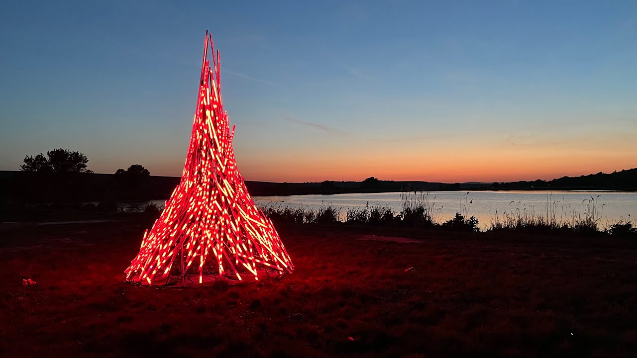 BONFIRE - an interactive LED installation - YouTube