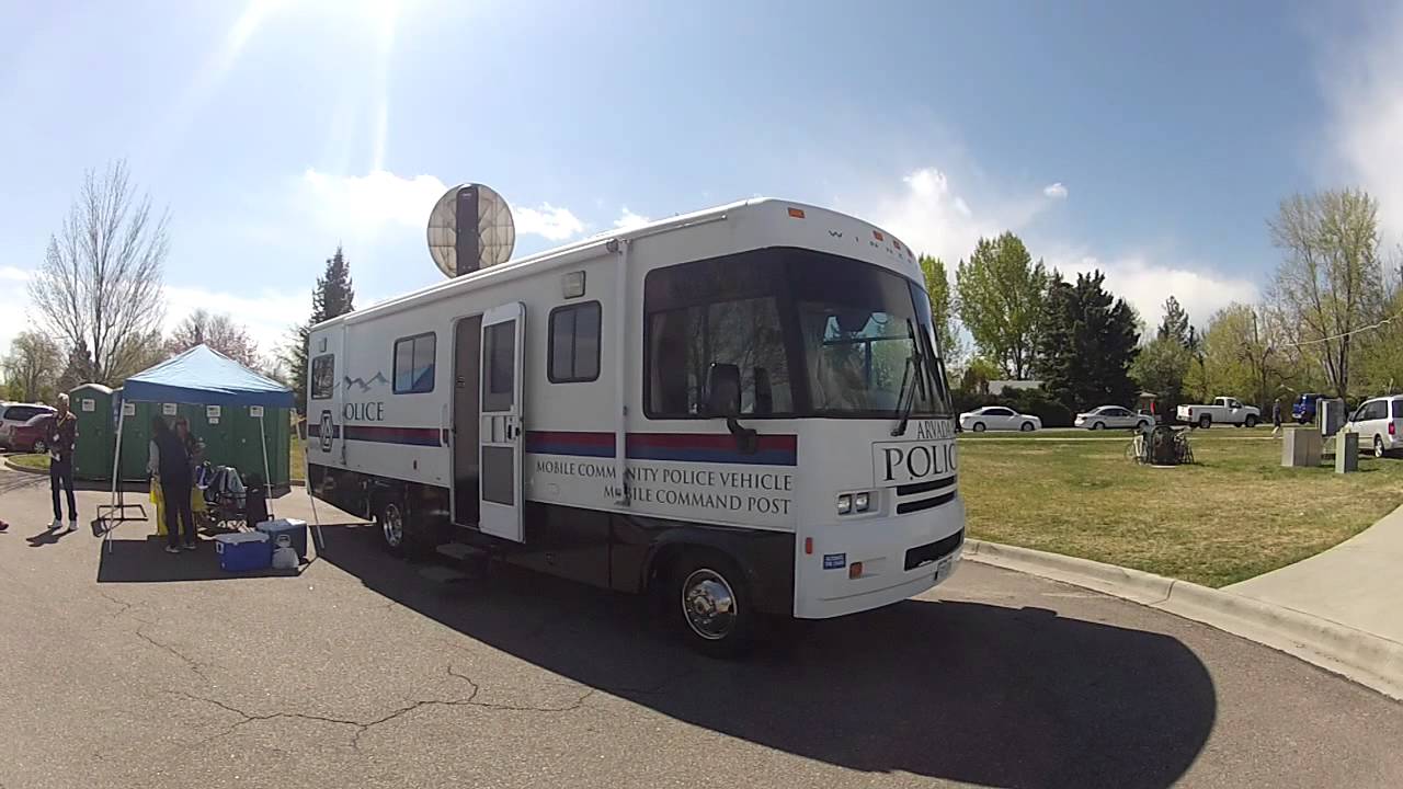 Arvada Police Truck RV Mobile Lab - YouTube