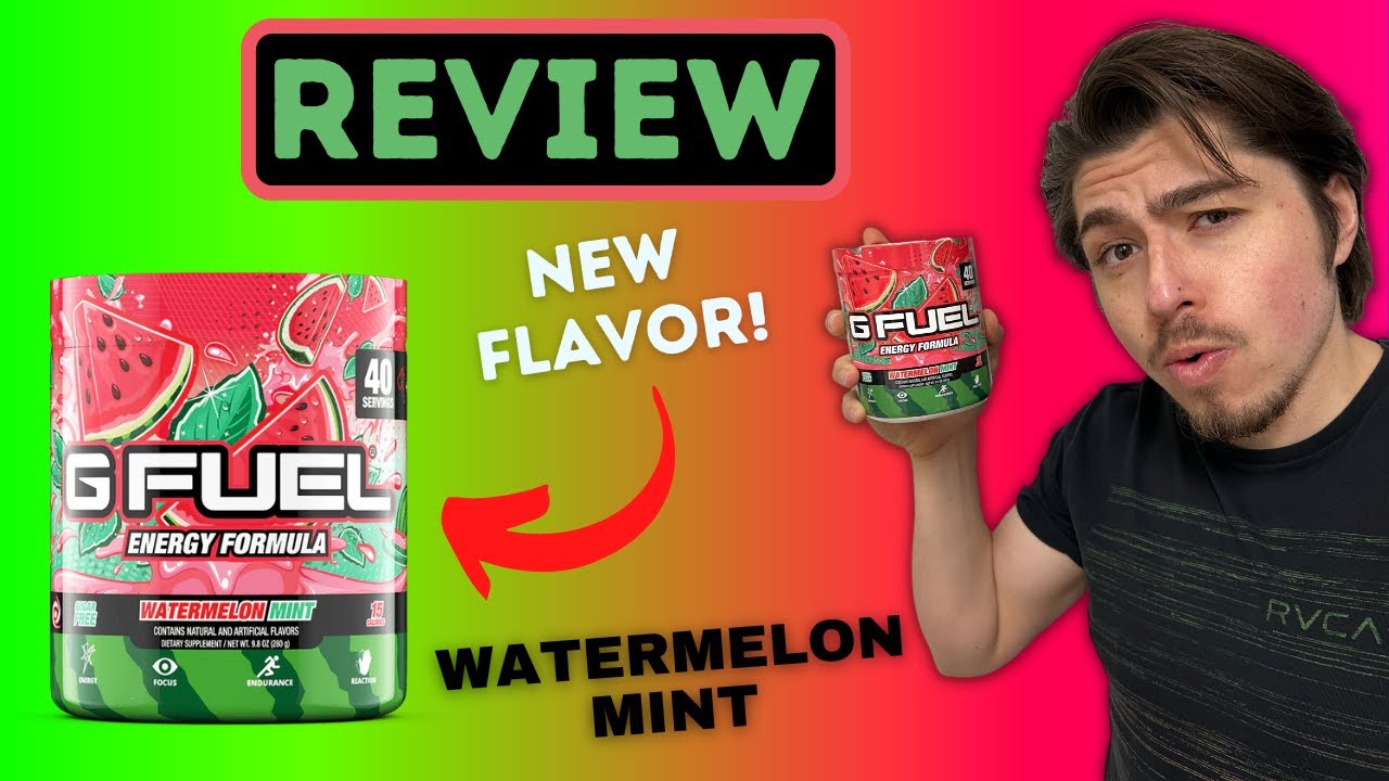 Watermelon Mint GFUEL Flavor REVIEW! - YouTube