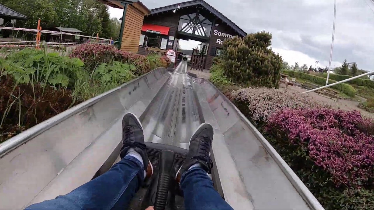 Sommerrodelbahn Winterberg (Onride) Video Erlebnisberg Kappe 2020 - YouTube