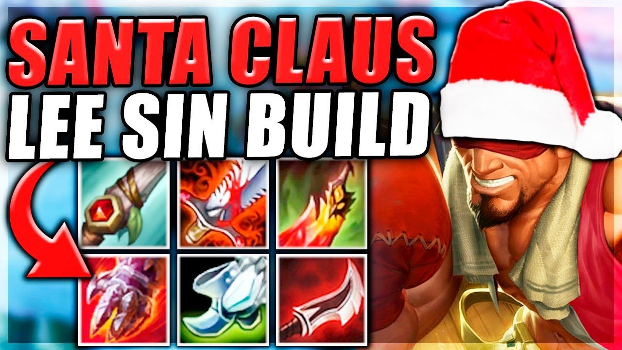 SANTA CLAUS LEE SIN BUILD (CHRISTMAS SPECIAL) - League of Legends - YouTube
