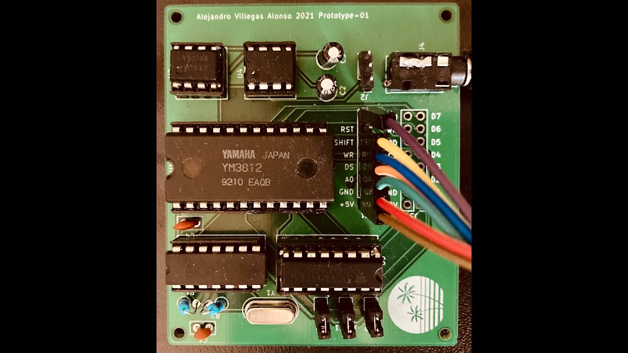 Yamaha synth prototype YM3812 - YouTube